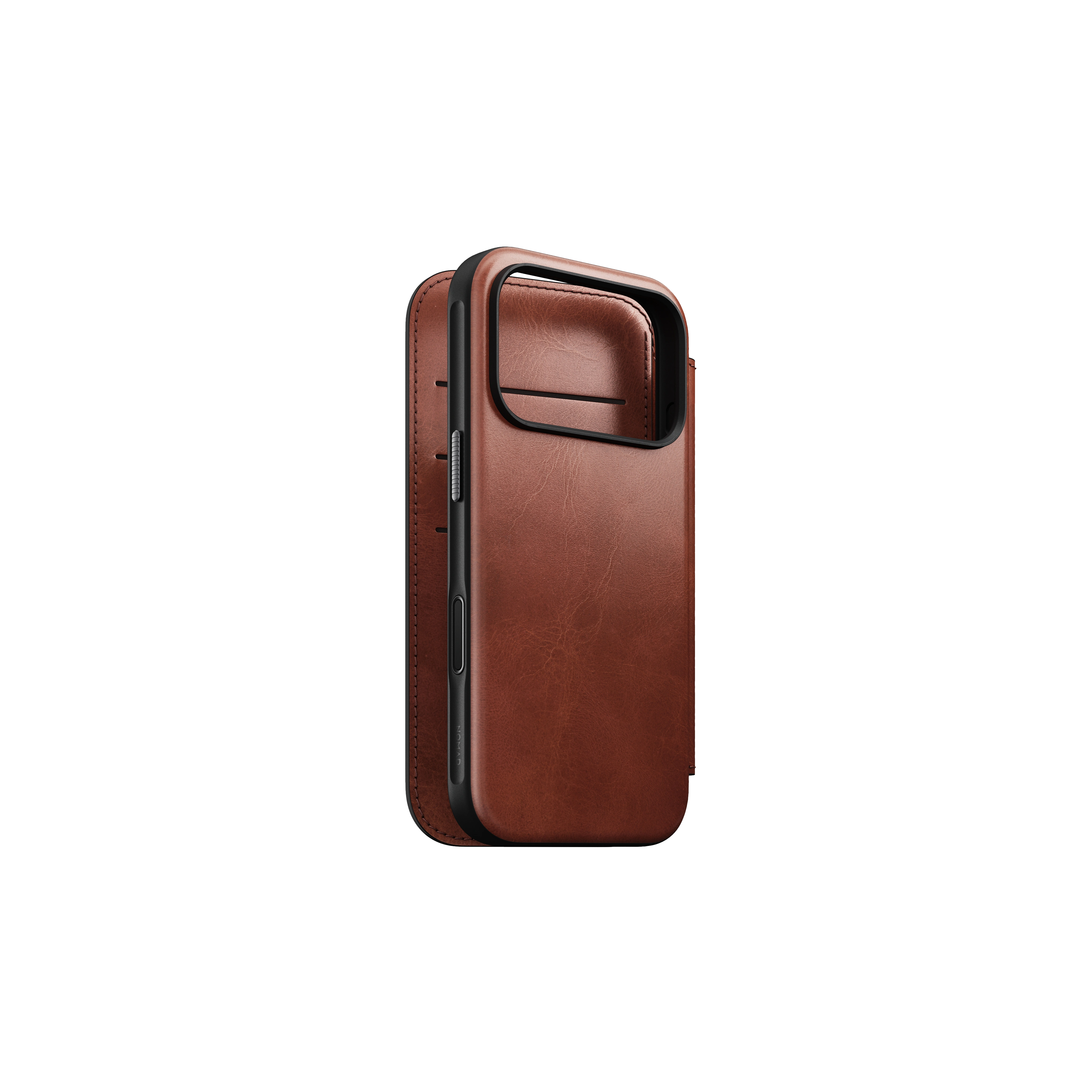 Nomad Modern Folio with Horween Leather for iPhone 17 Pro - Olde Dubli ...
