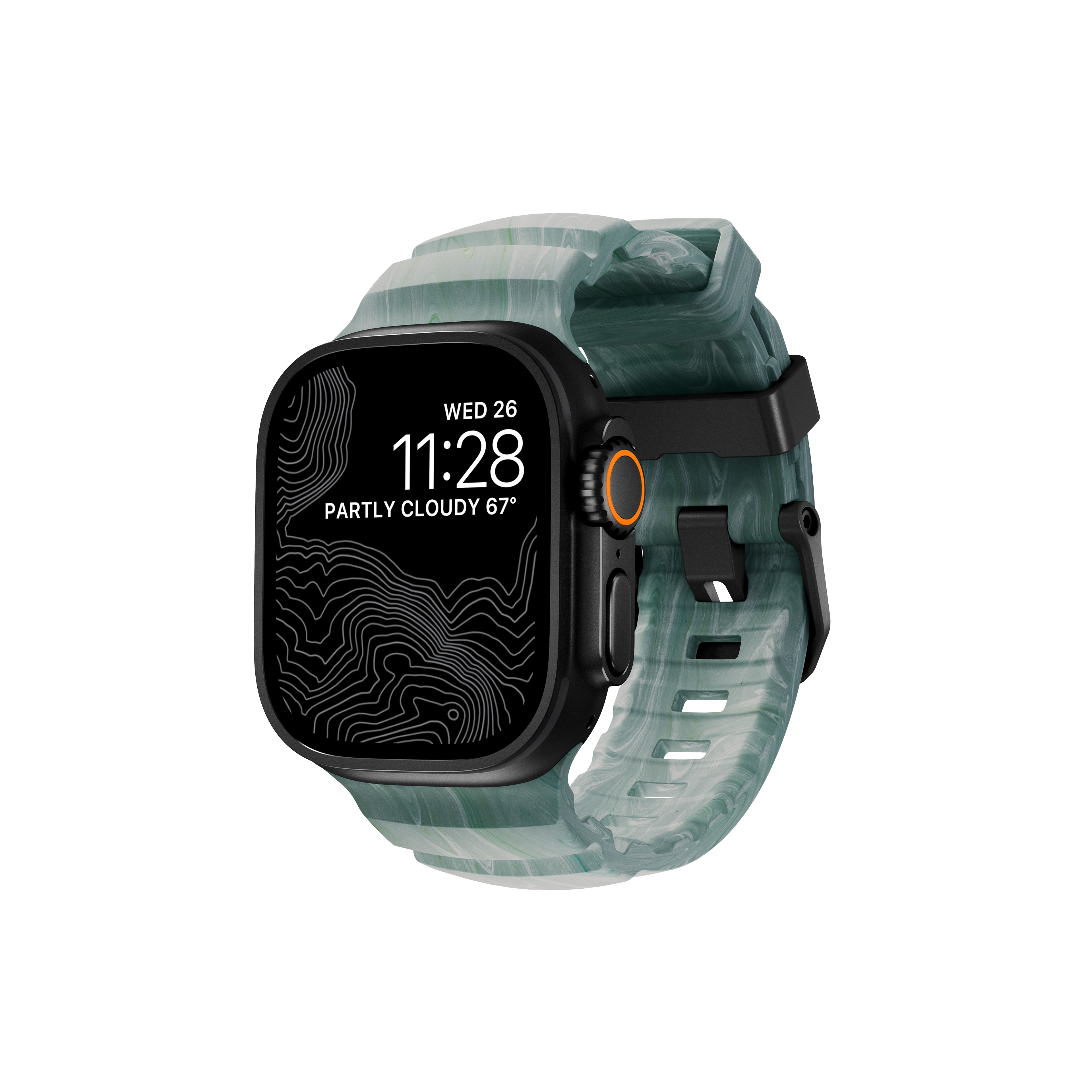 Nomad Rocky Point Band - 46/49mm - Black Hardware - Sierra Stone – MegaMac